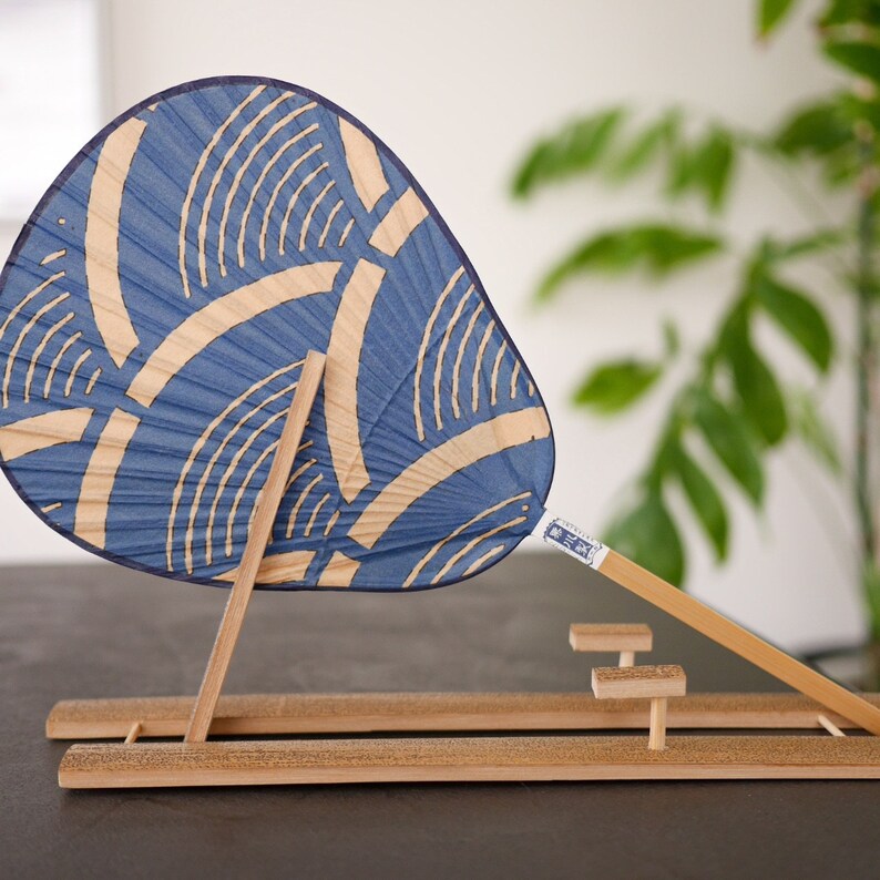 Japanese Uchiwa / Handmade Paper Fan / Traditional Paper Fan - Etsy