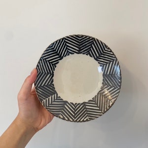 18cm / Japanese Ceramic Plate by Hasami Ware / Japanese Traditional ...