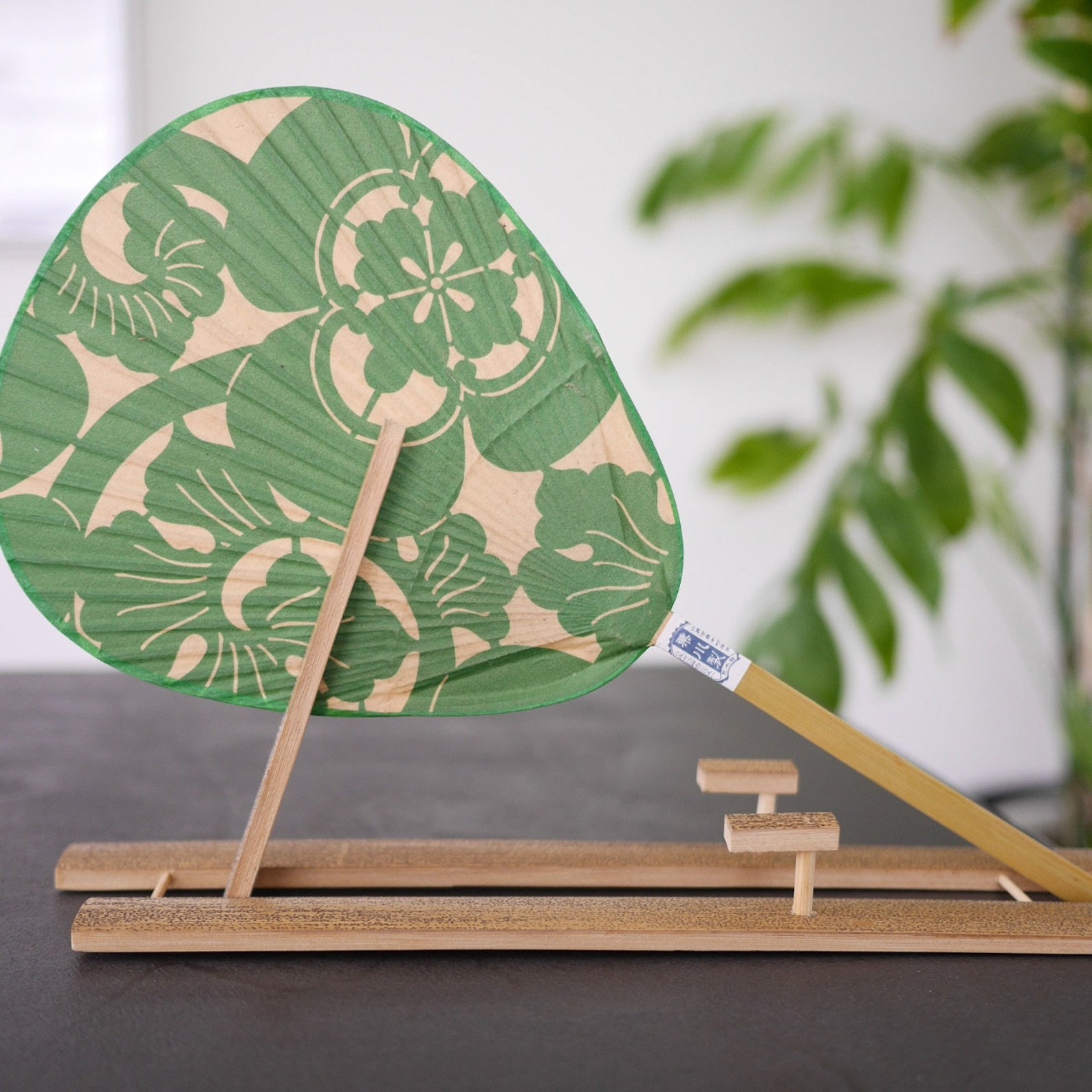 Japanese Uchiwa / Handmade Paper Fan / Traditional Paper Fan - Etsy