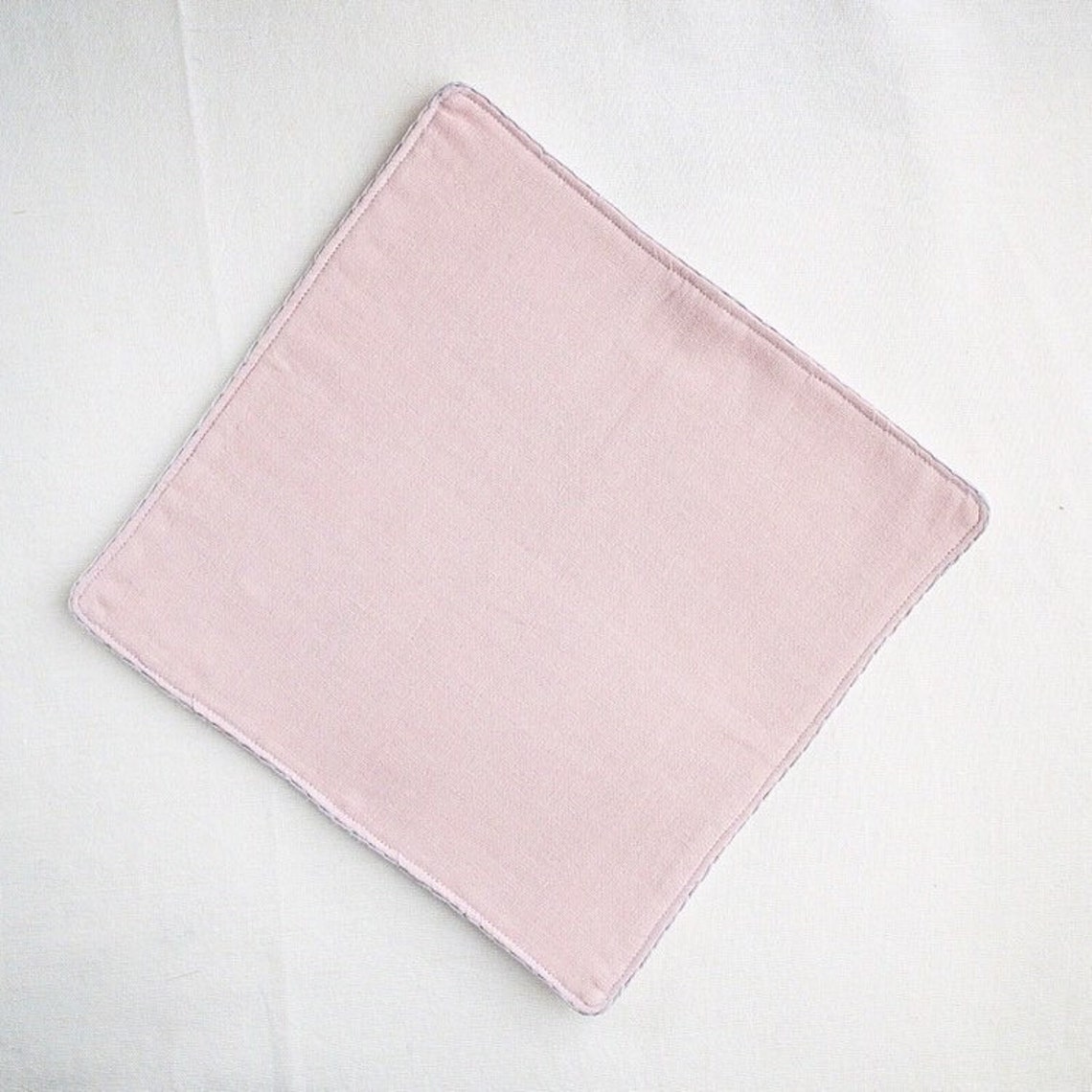 Sashiko Floral Pink Handkerchief / Handmade Handkerchief With - Etsy