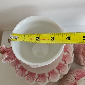 Seashell Porcelain Dishes, Pink Sea Shell, Teacup and Saucer Set ...