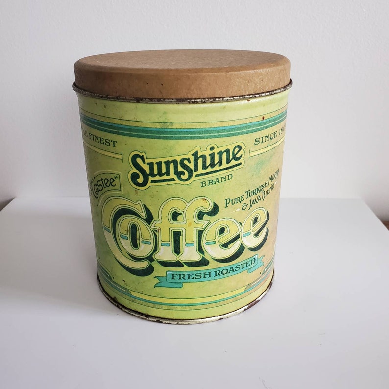 Vintage Tin Canisters, Ballonoff, USA Made, Nesting Canisters, Sugar ...
