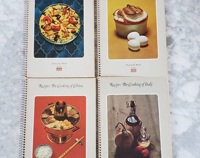 4 Time Life Foods of the World Spiral Bound Recipes 1968 - Etsy