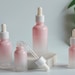 1-200pcs Pink Gradient Glass Essential Oil Dropper Bottles, Skin Care ...