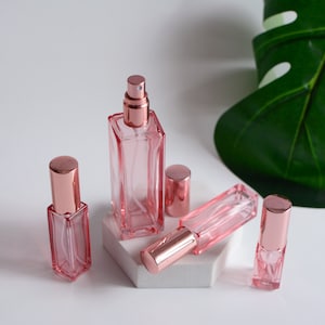 1/200pcs 4ml 9ml 30ml Luxury Rose Gold Empty Essential Oil Spray ...