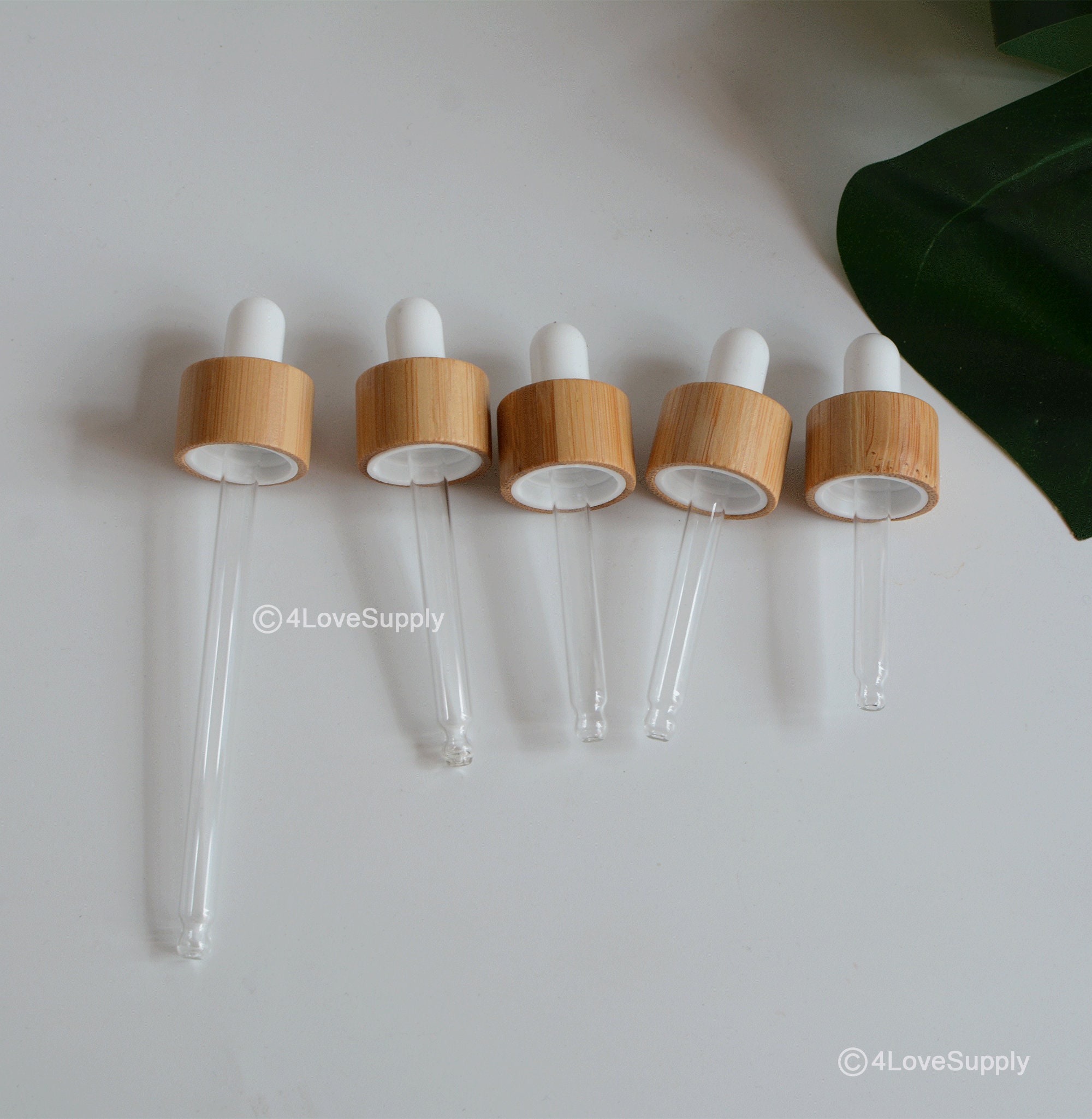 1pc-200pcs 18mm 18/410 Natural Bamboo Wooden Dropper Pipette - Etsy