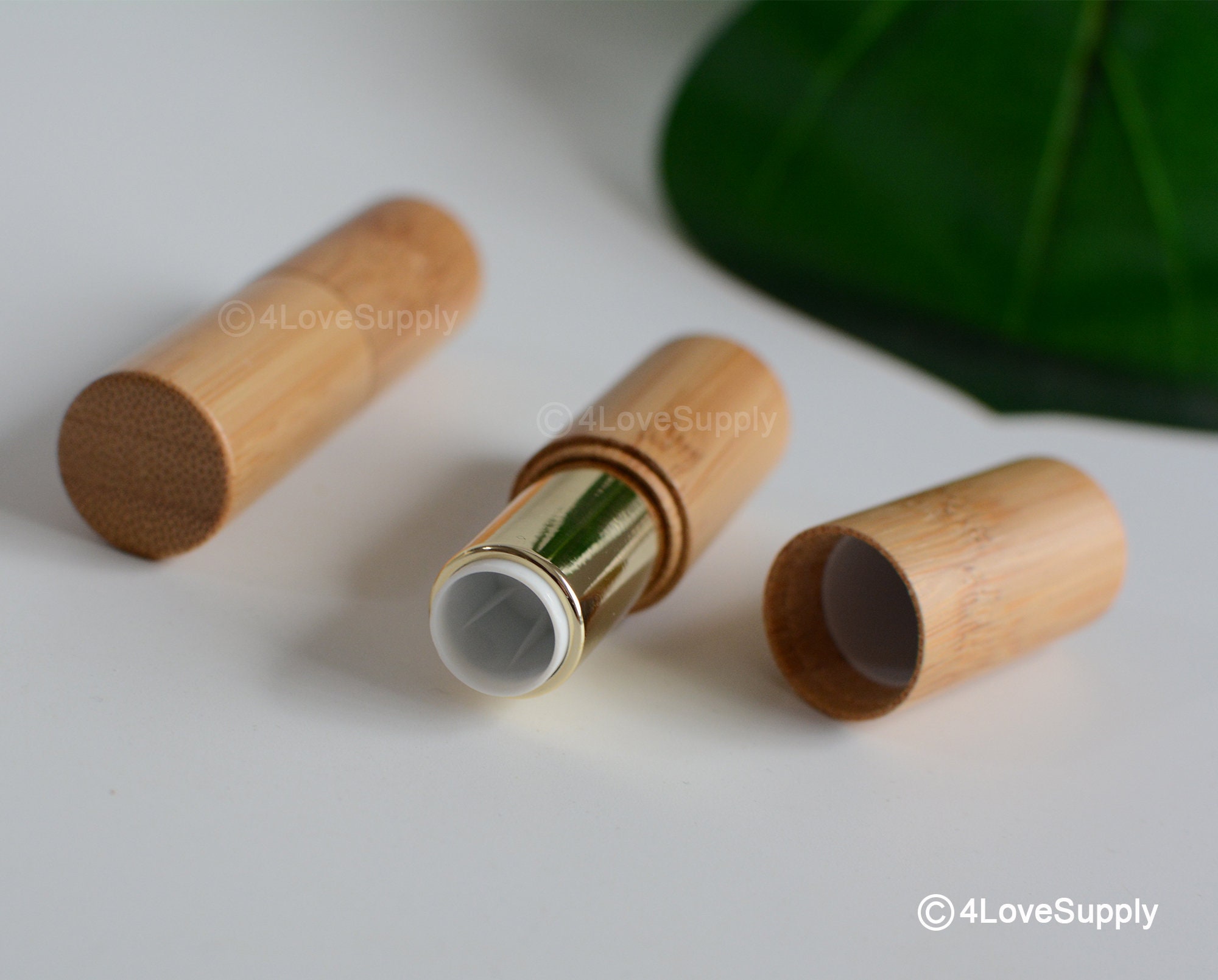 1/200pcs 5ml Natural Bamboo Wooden Empty Lip Balm Container | Etsy