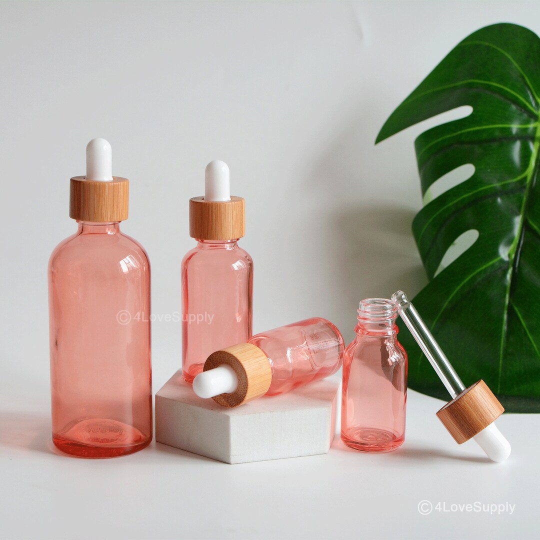 1pc-200pcs Rose Red Eco Natural Bamboo Wooden Glass Dropper - Etsy