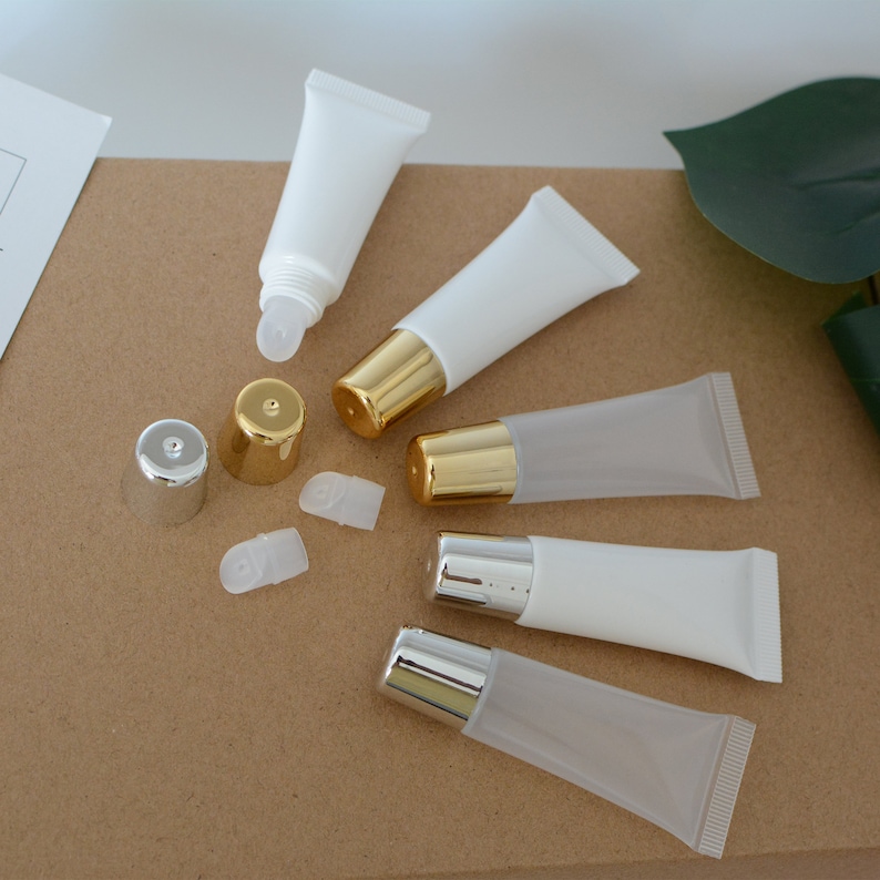 10/200pcs 10ml PE Empty Squeeze Lip Gloss Tubes Container, Wholesale ...