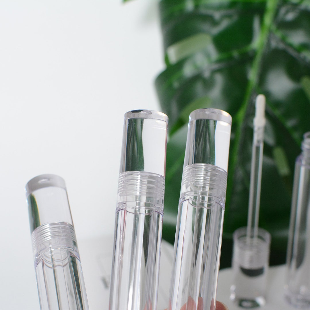 7.5ml Clear Crystal Empty Lip Gloss Wand Tubes, Lip Gloss Container ...
