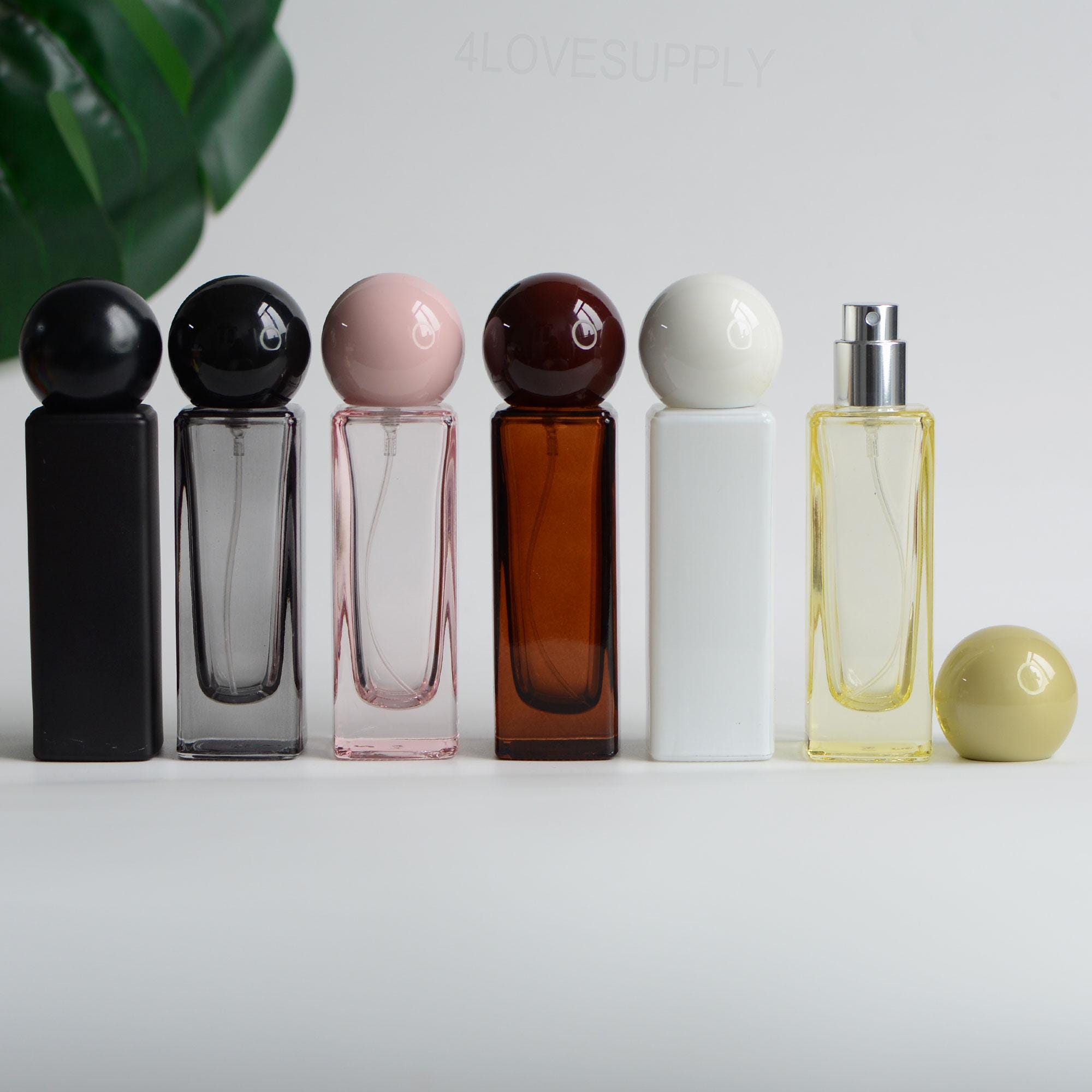Perfume Bottle 30ml Matte Black/clear Black/pink/amber/white/yellow ...