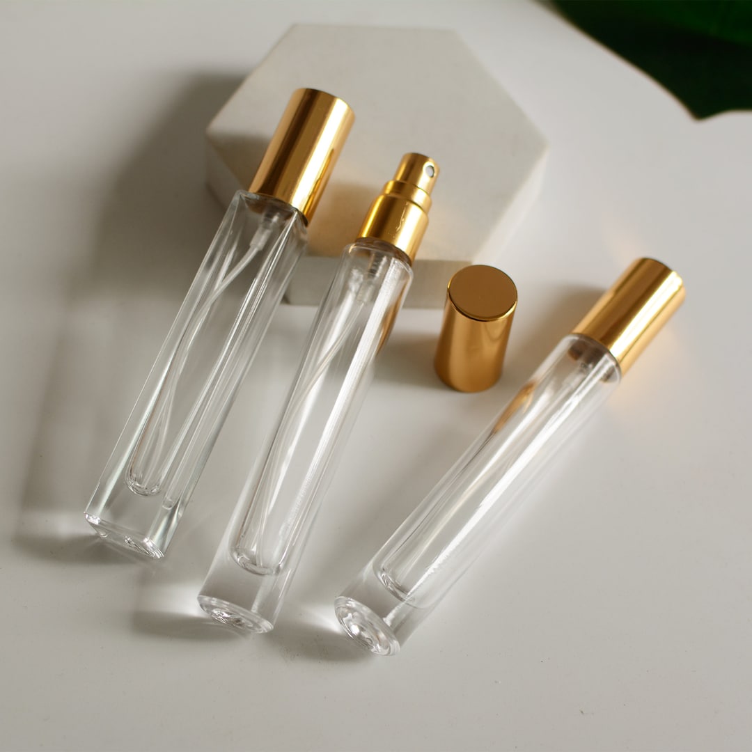 1/200pcs 10ml Empty Glass Fine Mist Spray Bottles, Round Square Perfume ...