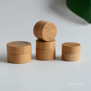1-200pcs Natural Bamboo Cosmetic Packaging Sets Spray/lotion/cream ...