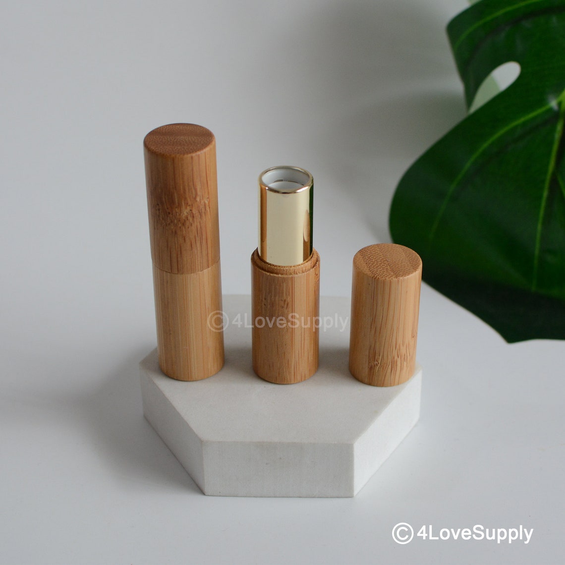 1/200pcs 5ml Natural Bamboo Wooden Empty Lip Balm Container - Etsy
