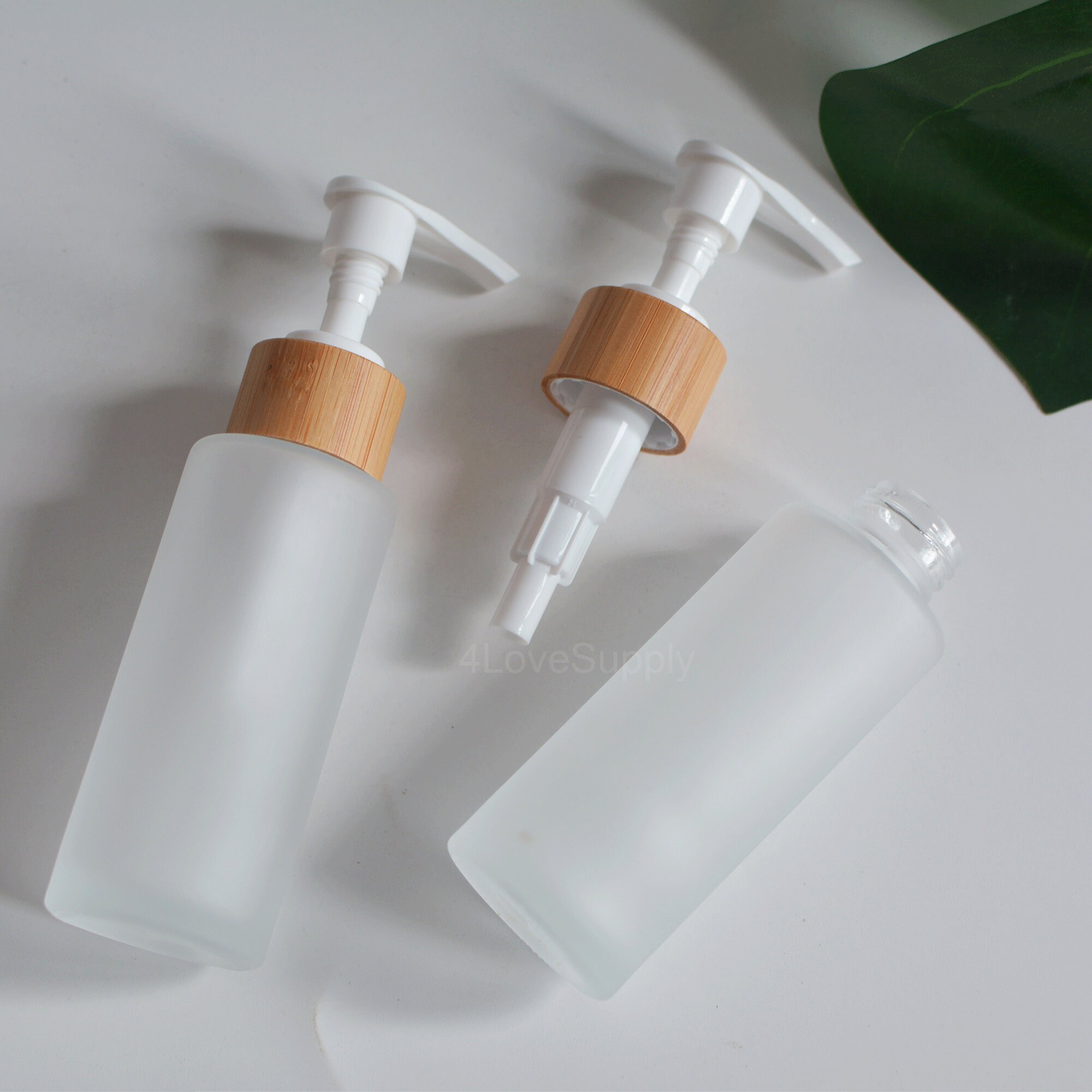 1-200pcs 80ml Frosted Glass Facial Cream Lotion Serum Pump - Etsy