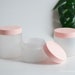 1-200pcs 5oz 7oz 8oz Matte Frosted Pink Cream Jar Container, Cute ...