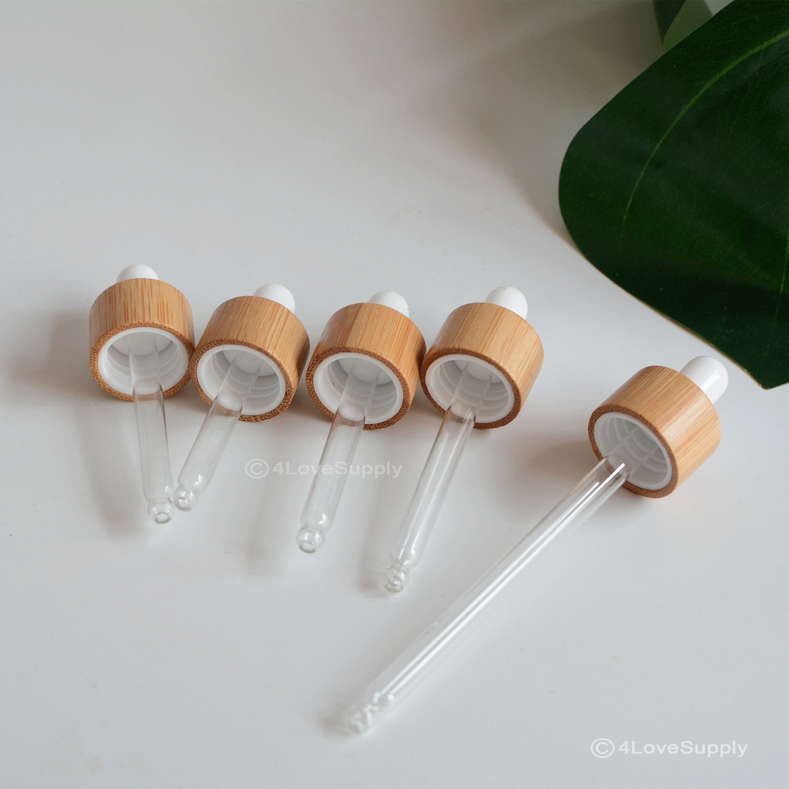 1pc-200pcs 18mm 18/410 Natural Bamboo Wooden Dropper Pipette - Etsy