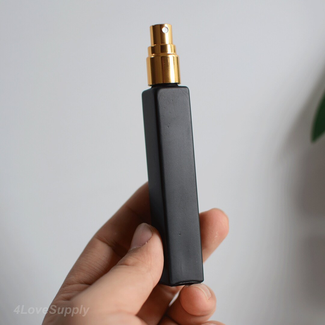 1-200pcs 10ml Spray Tubes Matte Black Glass Gold Cap Wholesale - Etsy