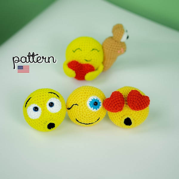 Crochet Emoji - Etsy