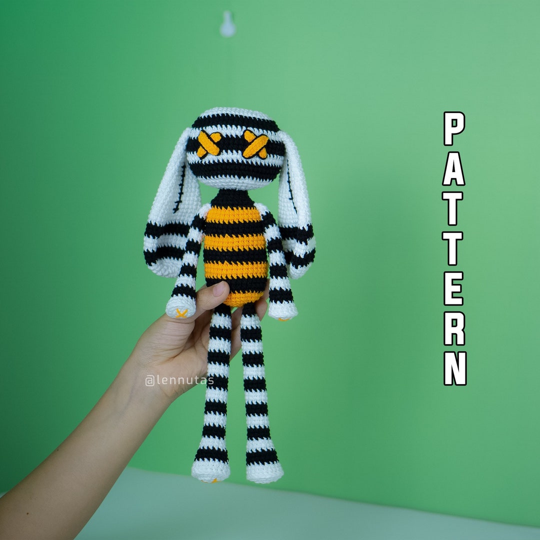 Creepy Rabbit Amigurumi Halloween Pattern English PDF Lennutas - Etsy