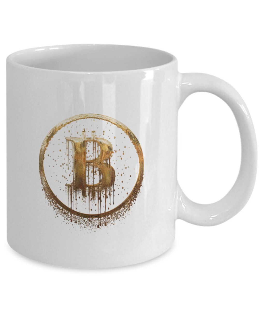 Bitcoin Coffee Mug Digital Gold Unique Ceramic Novelty Gift - Etsy UK