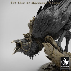 Raven Mouse Rider | Rescale Miniatures | the Tale of Achduke Mousin ...
