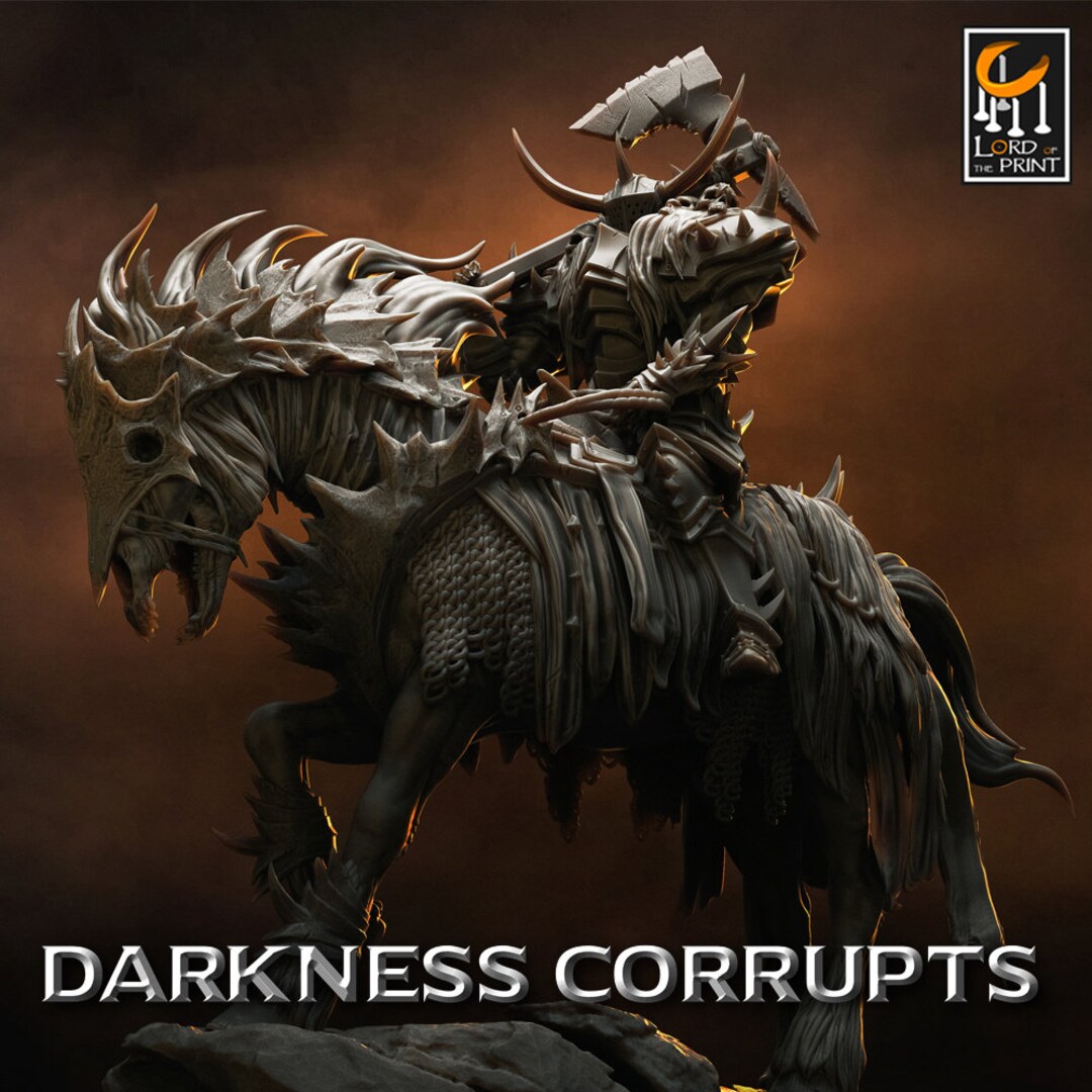 Darkness Corrupts Rescale Miniatures Full Set Knights Dragons - Etsy