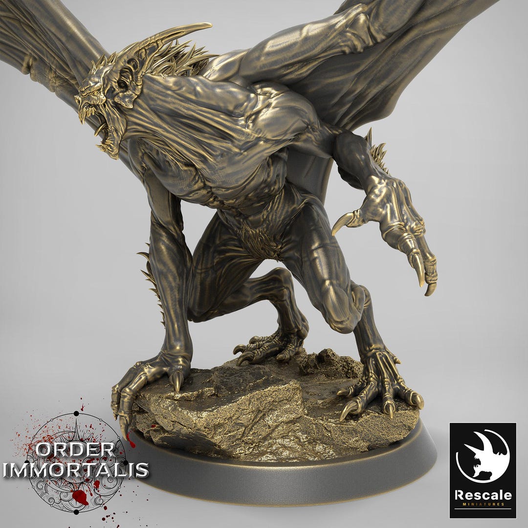 Flying Vampire | Lord of the Print | Order Immortalis | Vampire Dragon ...
