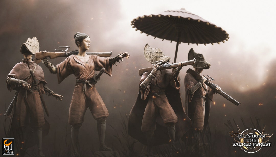 Arque Busiers Lord of the Print Lets Burn the Sacred Forest Full Set - Etsy