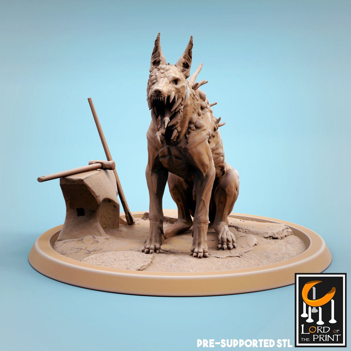 Corrupted Dog Lord of the Print Fear the Old God High - Etsy