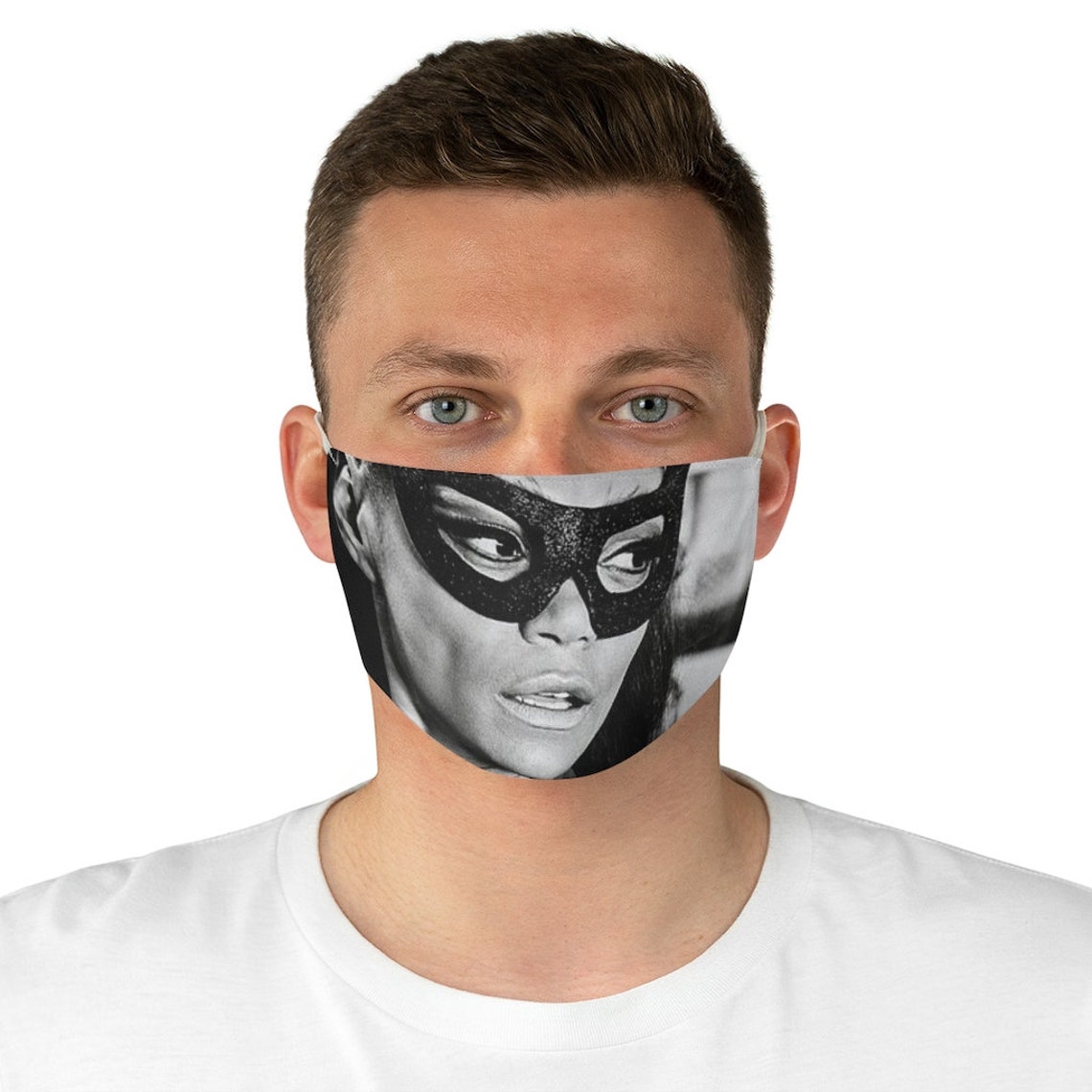 Eartha Kitt Catwoman Fabric Face Mask | Catwoman Face Mask | Eartha ...