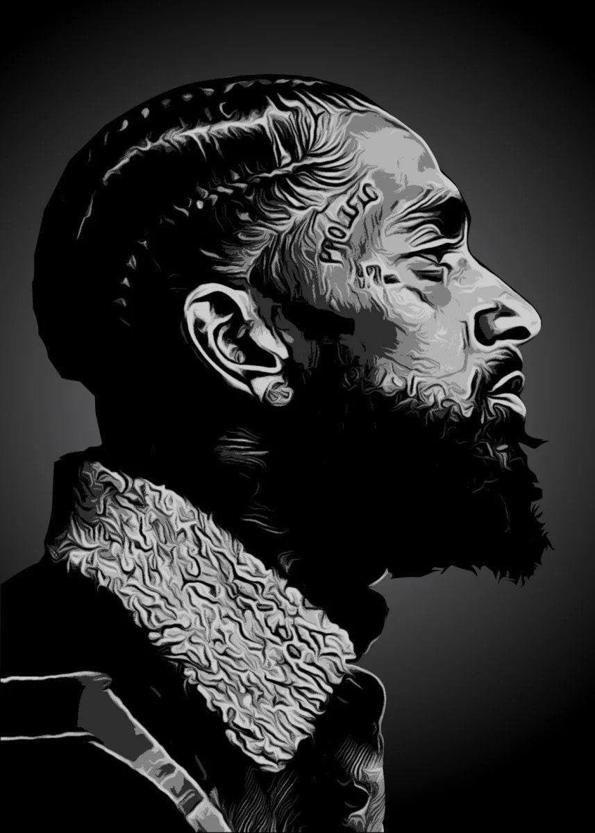 Nipsey Hussle Poster Gloss Poster 17x 24 Etsy