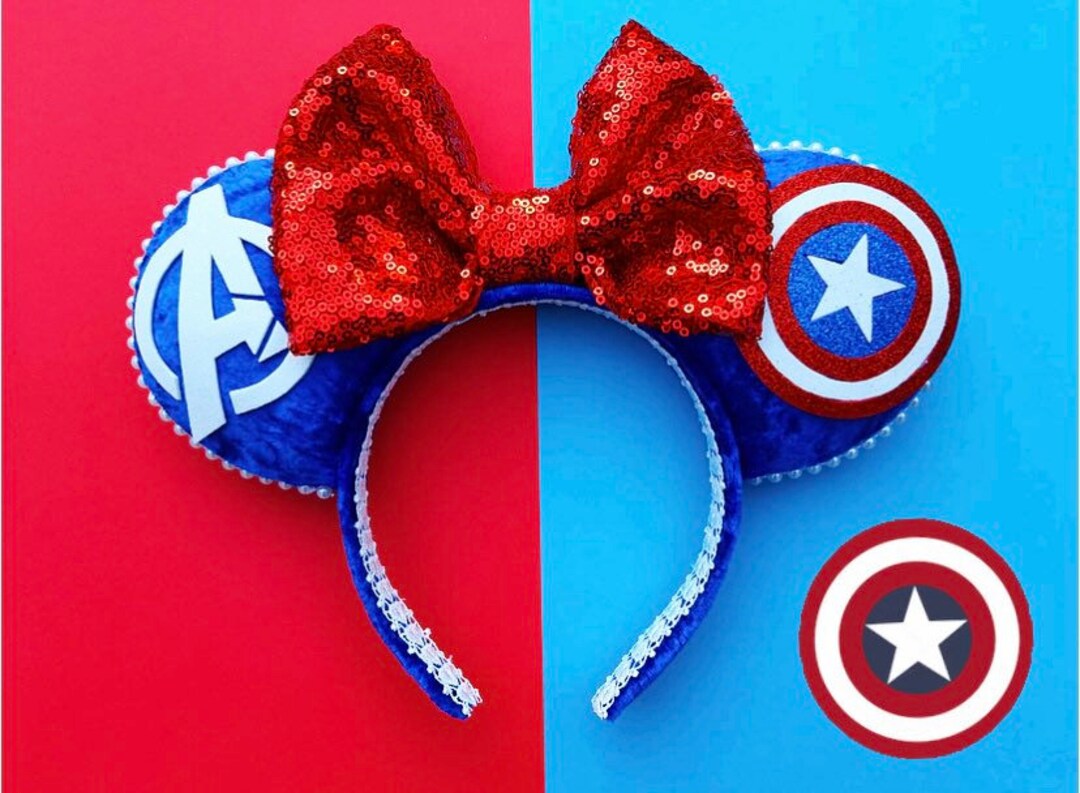 El héroe del escudo: orejas de ratón hechas a mano - Etsy México