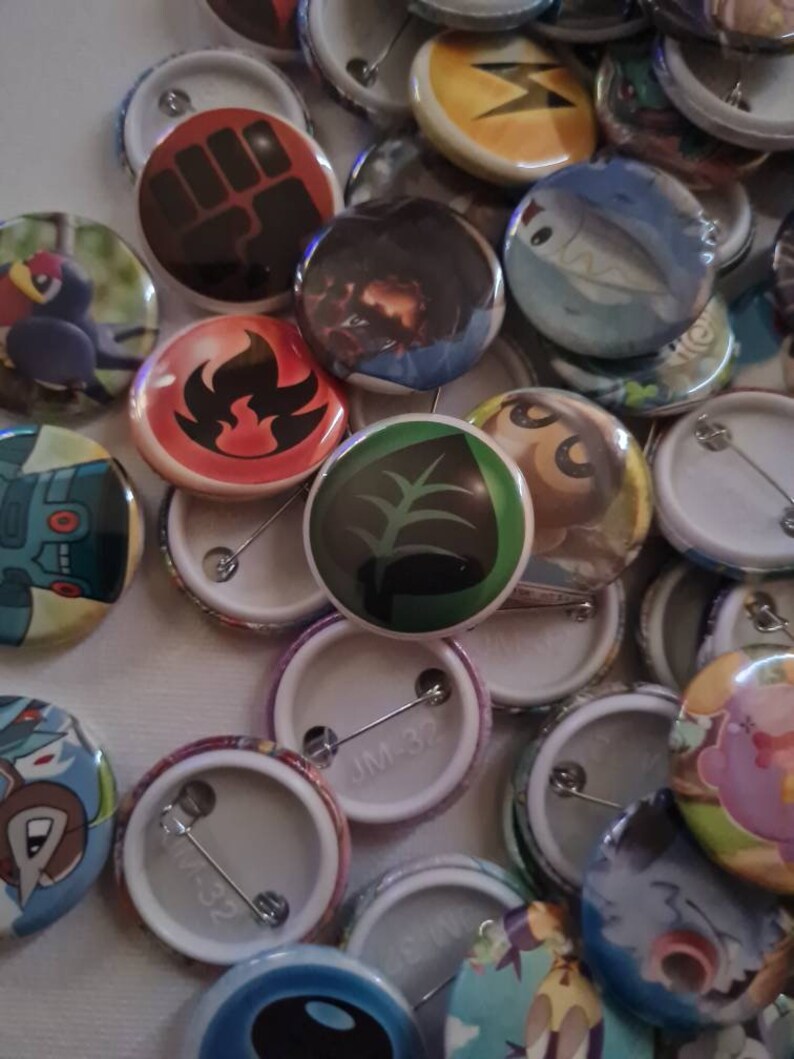 Pokemon Badge lucky Dip Pokemon Pikachu Blastoise - Etsy