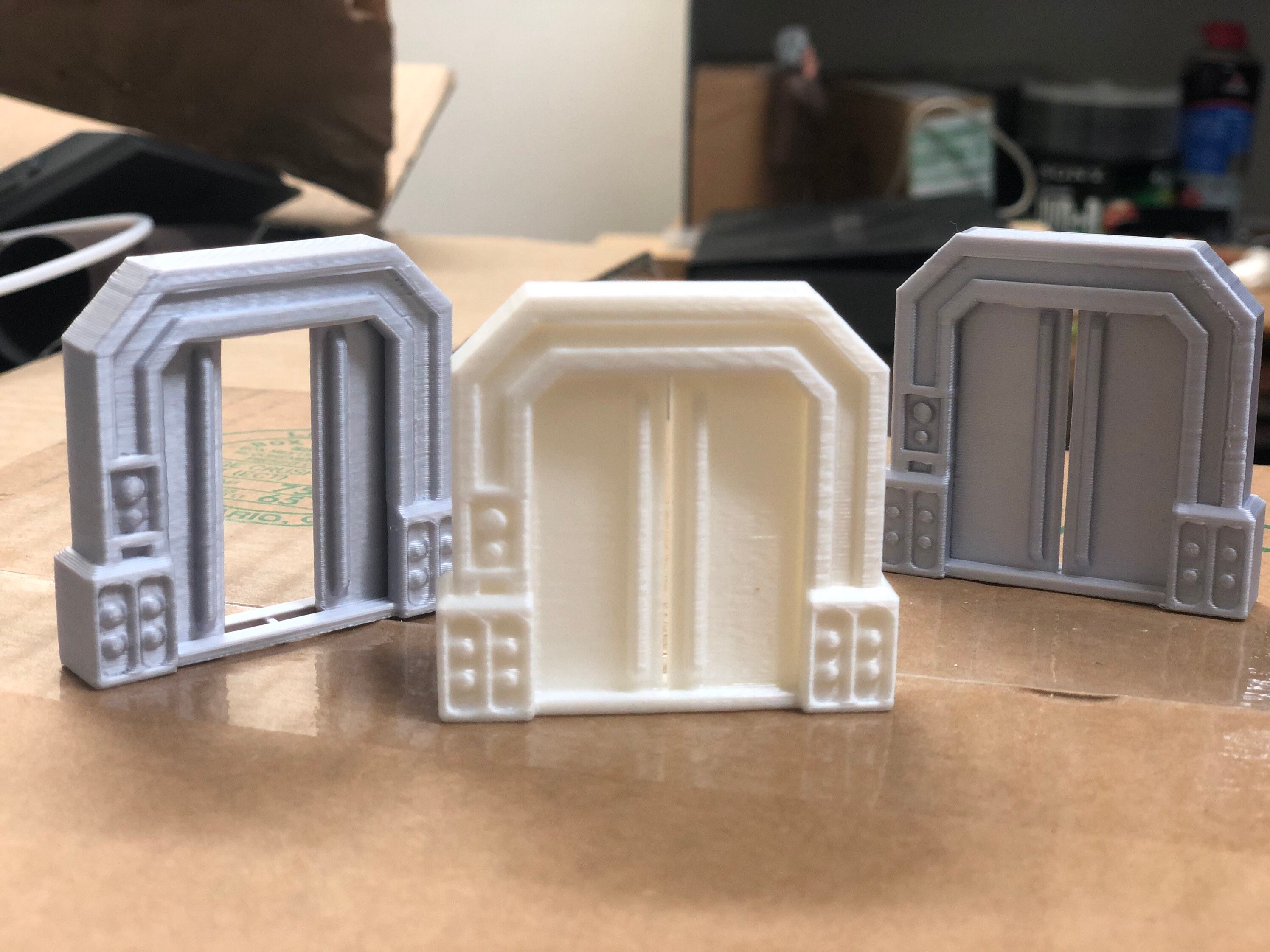 Star Wars Imperial Assault Blast Doors that Open and Close, Crates, and ...