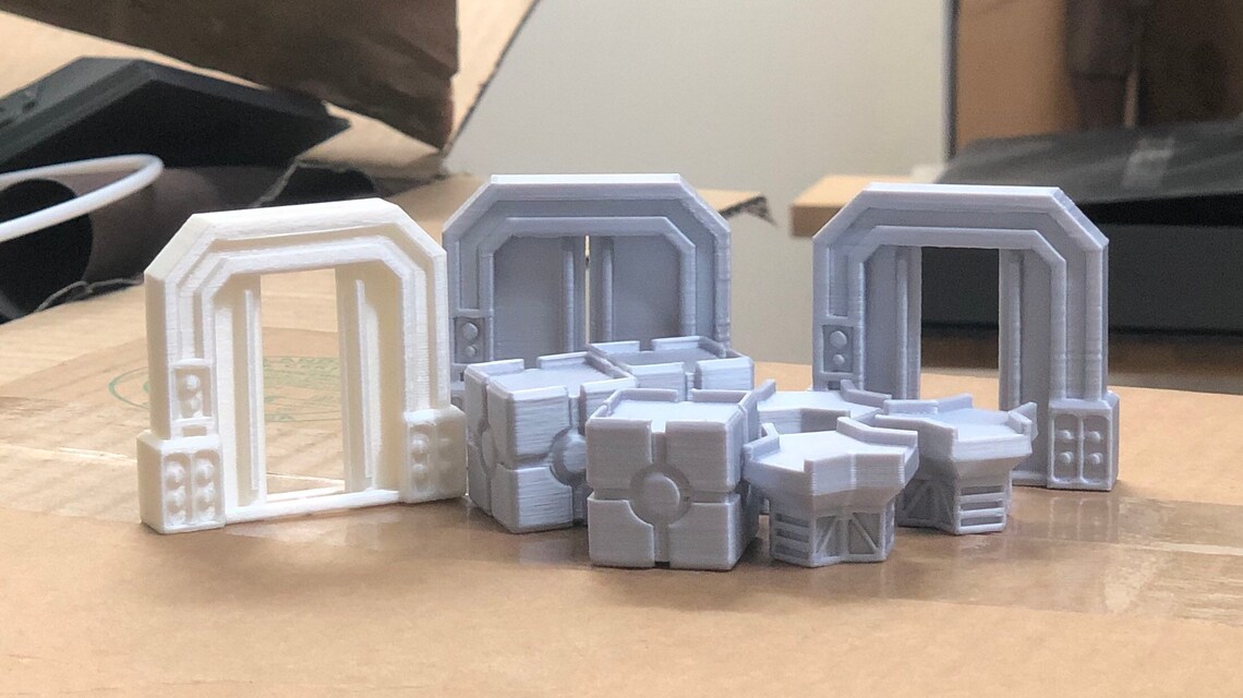 Star Wars Imperial Assault Blast Doors that Open and Close, Crates, and ...