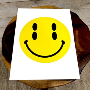 SEEING DOUBLE SMILEY Techno Club Edm Aesthetic House Rave Music Wall ...