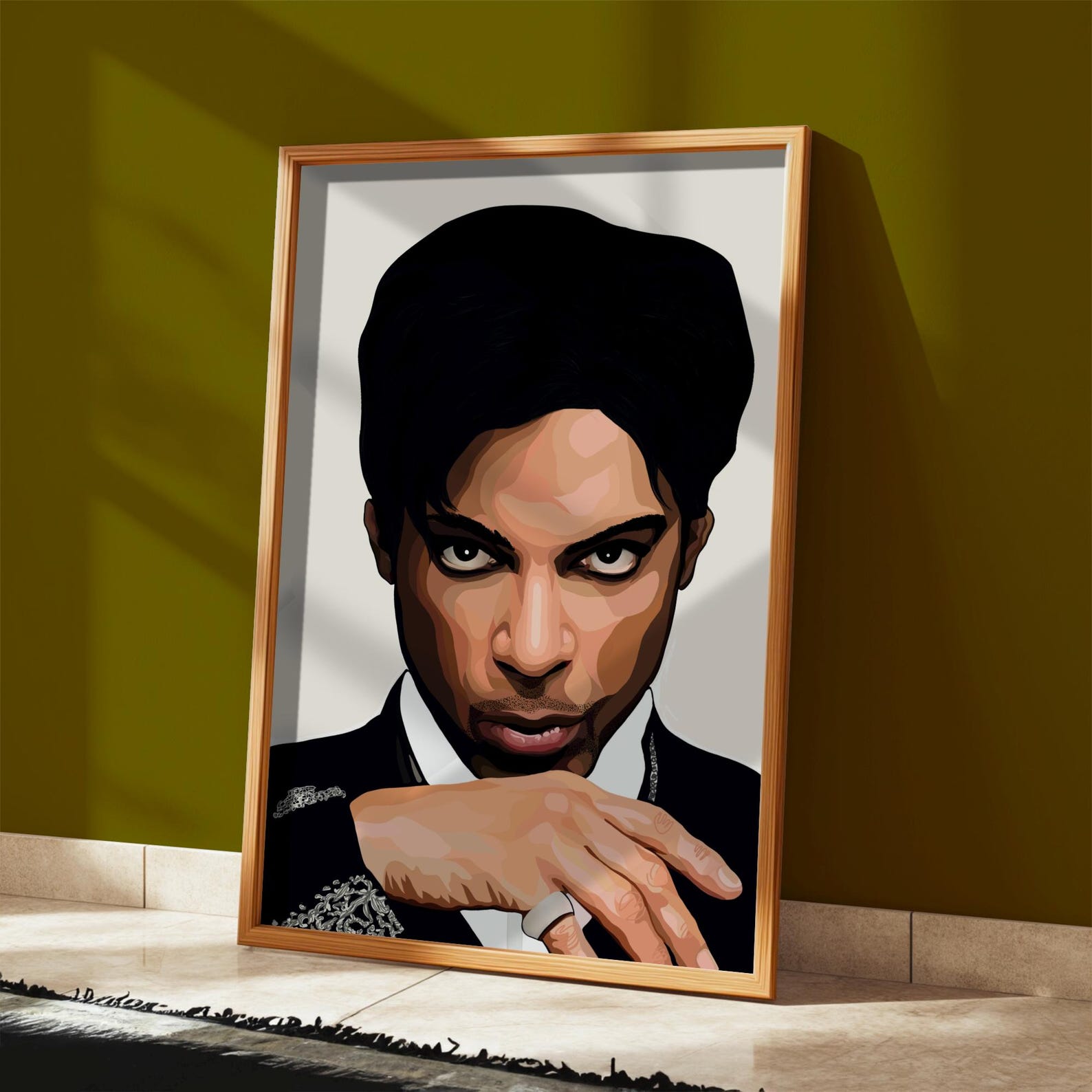 Prince Portrait Print: Modern Pop Art, Purple Rain Poster - Etsy