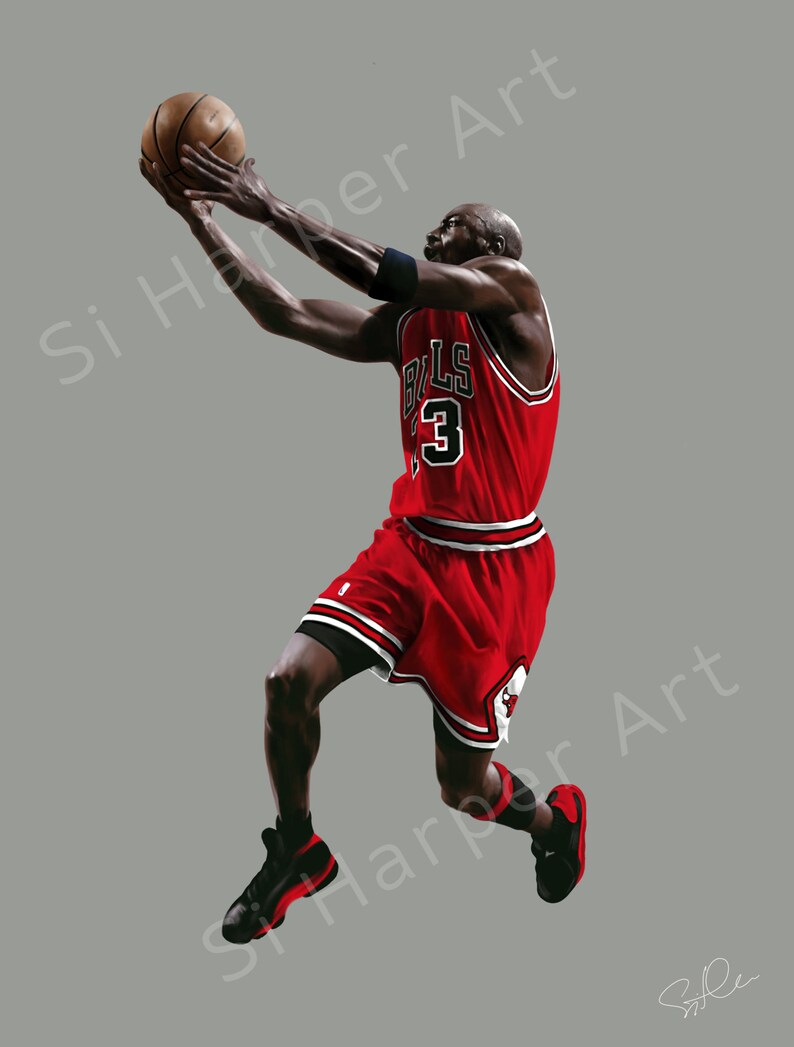 Michael Jordan, HIGH QUALITY PRINT A4/A3 - Etsy