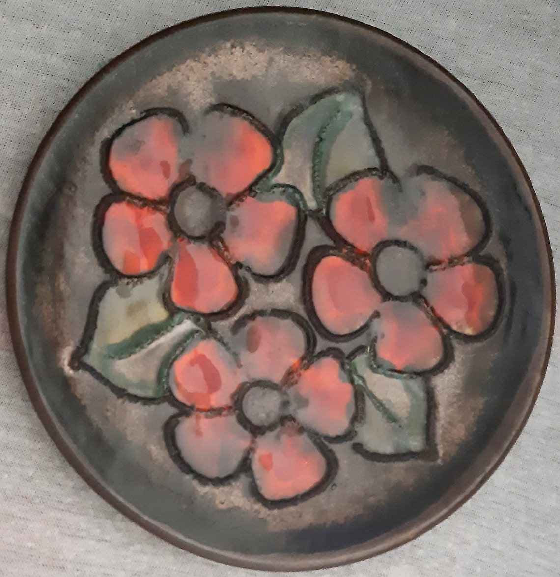 Fancy Ruscha Plate 717/1, West German , Ceramic Wallplate, Collectible ...
