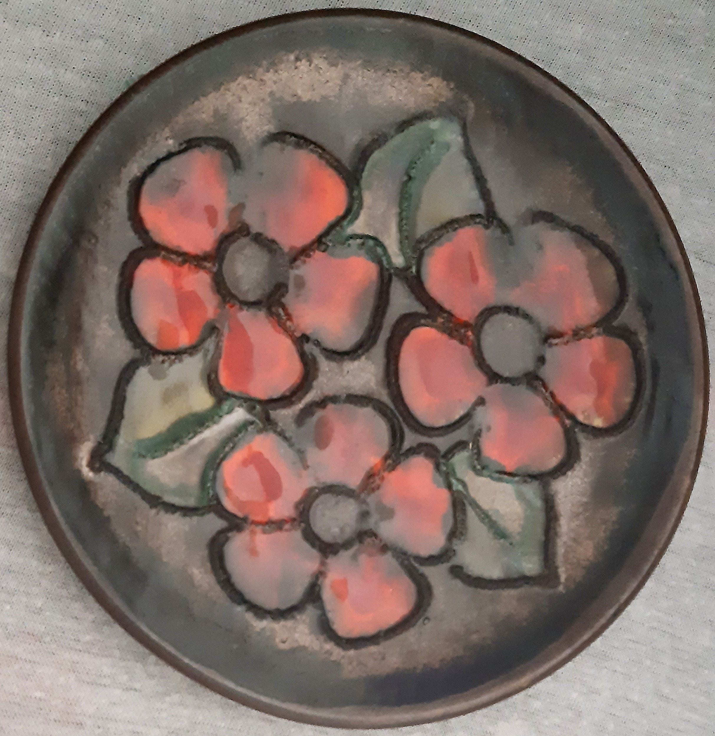 Fancy Ruscha Plate 717/1, West German , Ceramic Wallplate, Collectible ...