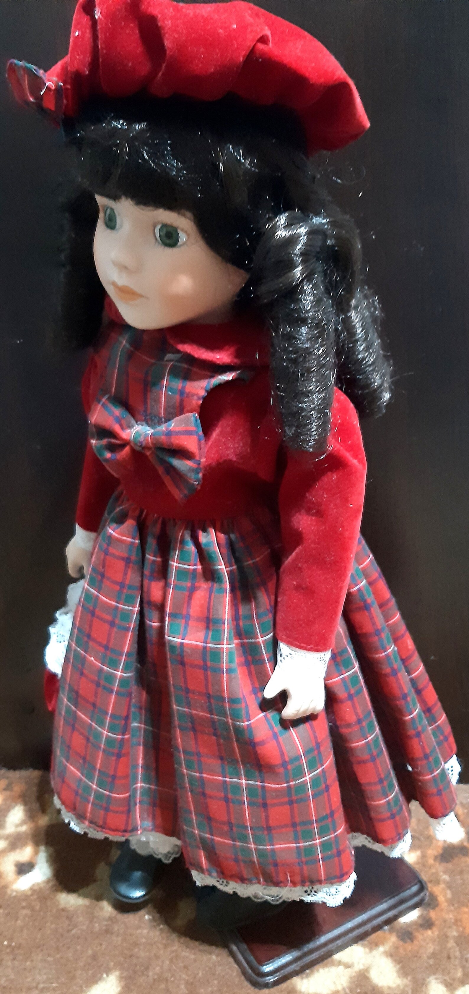 Porcelain Doll on Stand the Promenade Collection Charlotte - Etsy