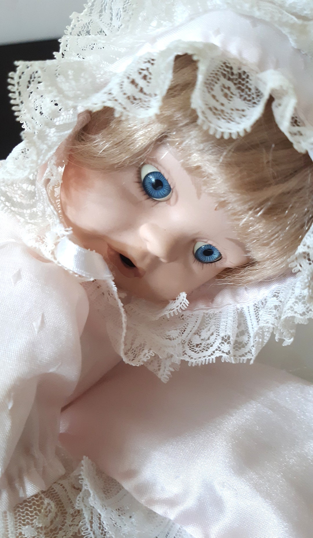 Promenade Collection Vintage Baby Girl Porcelain Doll EUGENIE Dressed ...