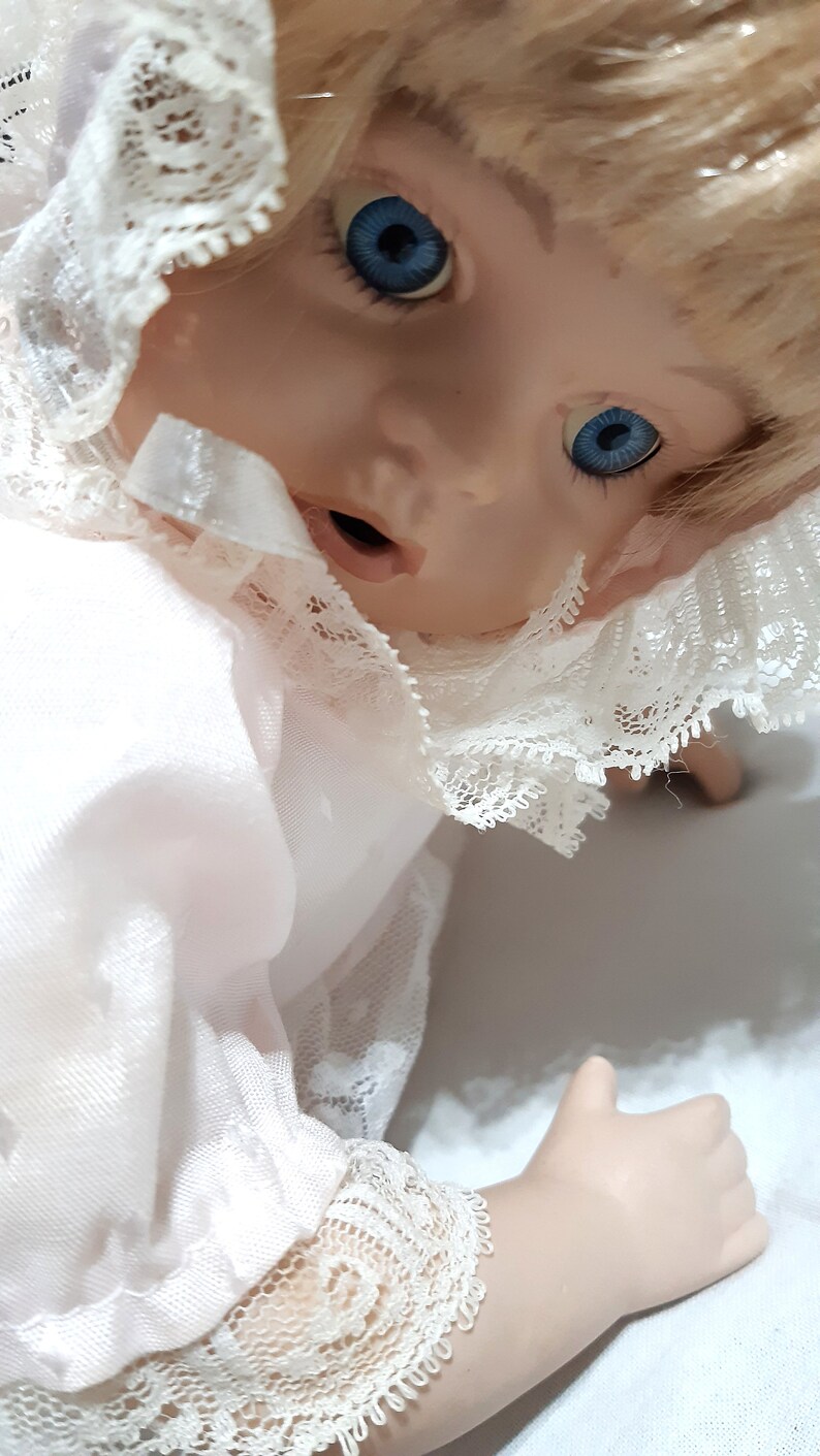 Promenade Collection Vintage Baby Girl Porcelain Doll EUGENIE Dressed ...