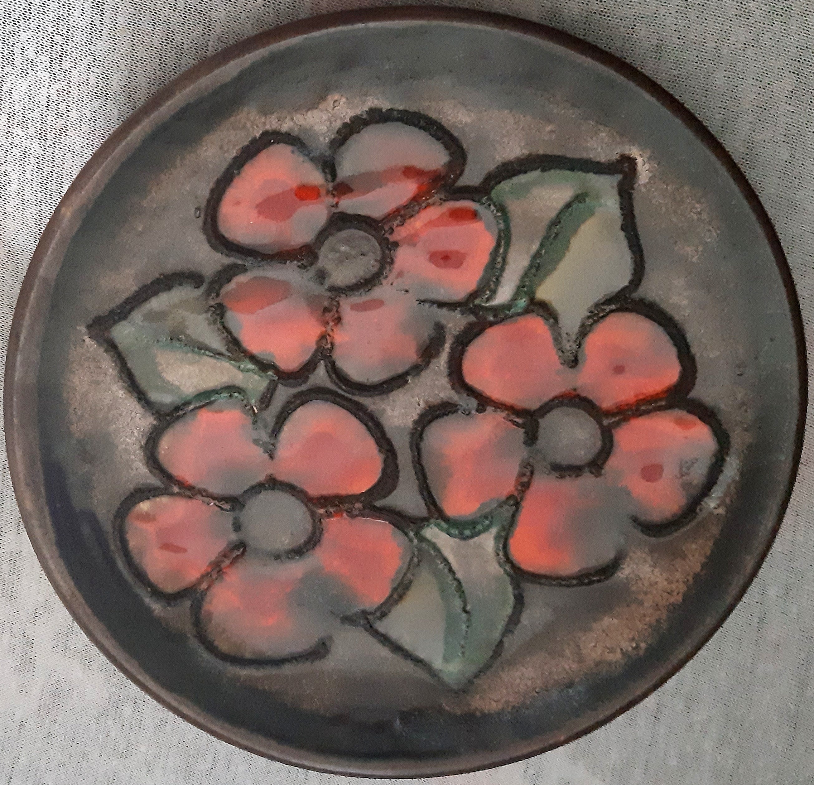 Fancy Ruscha Plate 717/1, West German , Ceramic Wallplate, Collectible ...
