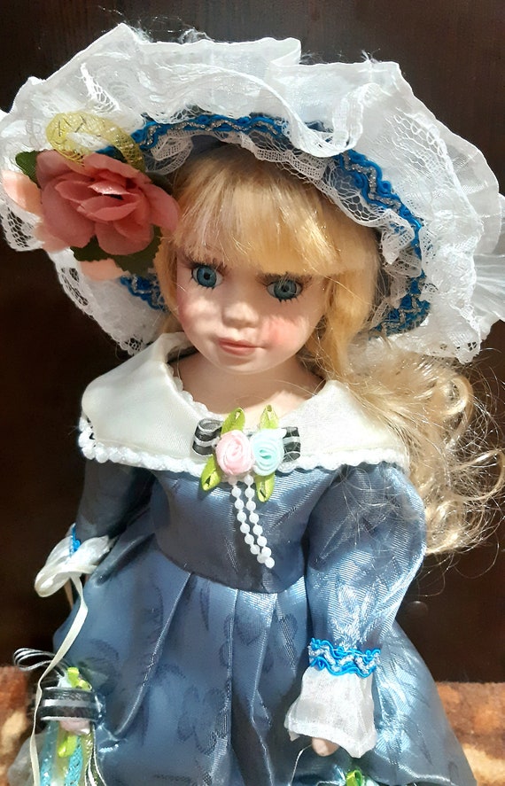 Vintage Porcelain Doll Fashion Doll Antique Collectible | Etsy