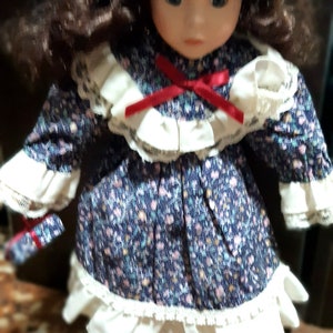The Promenade Collection Porcelain Doll Beatrice-a & Stand - Etsy
