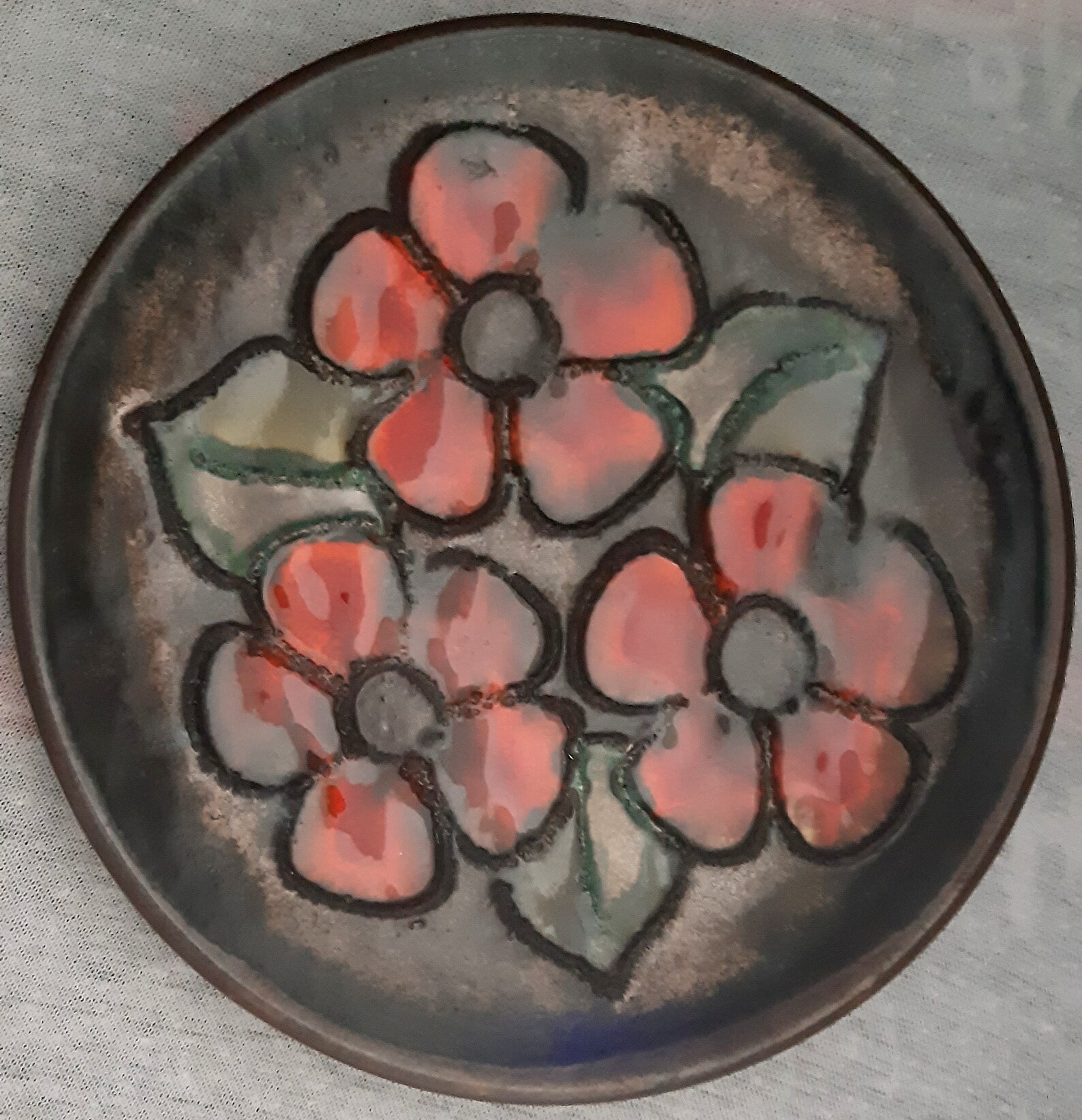 Fancy Ruscha Plate 717/1, West German , Ceramic Wallplate, Collectible ...