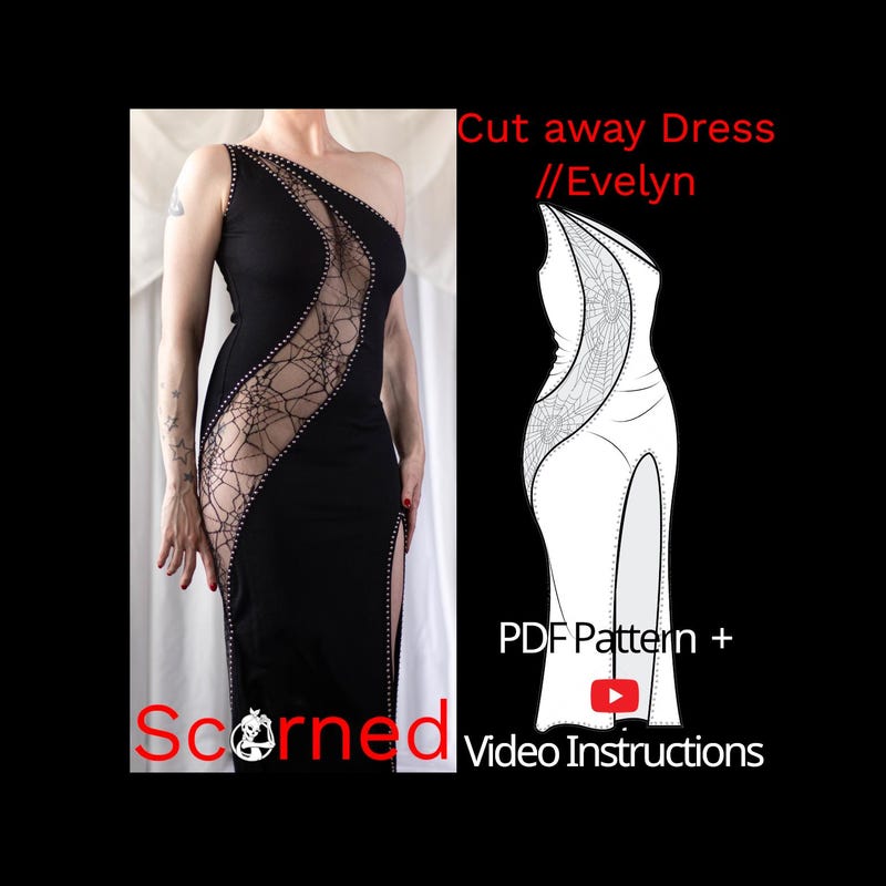 Gothic Fancy Dress Pattern - Etsy