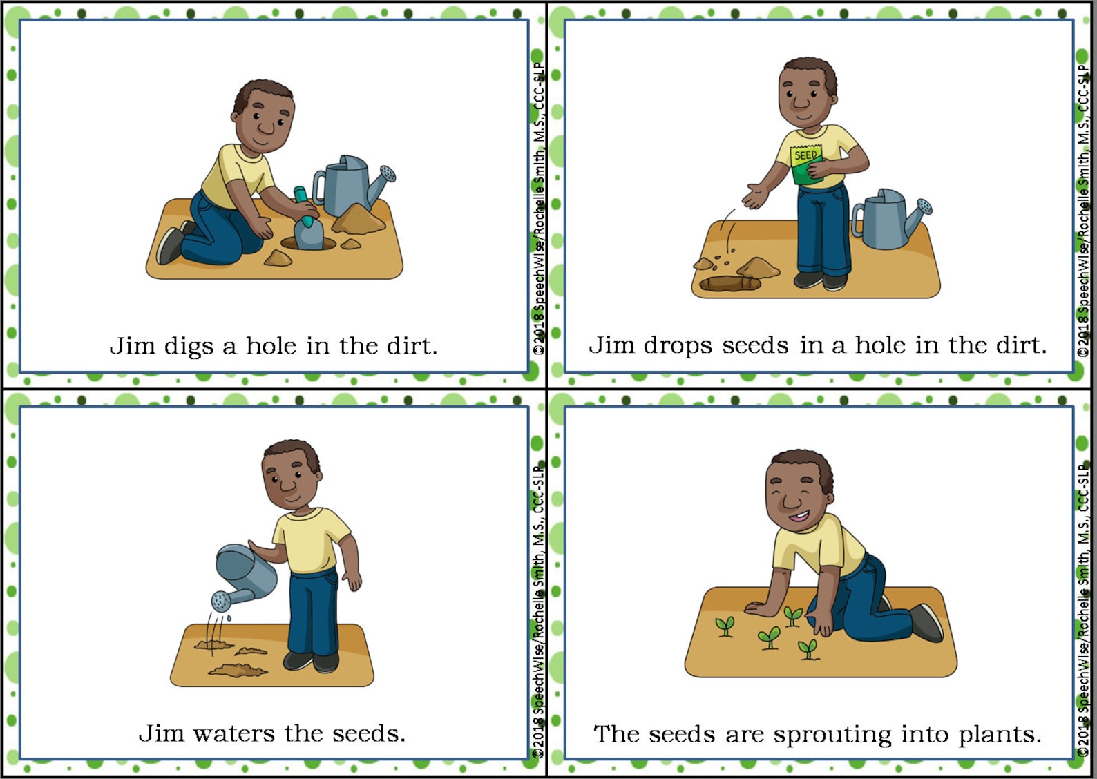 Four Step Sequencing for Speech and Language Therapy and Special ...